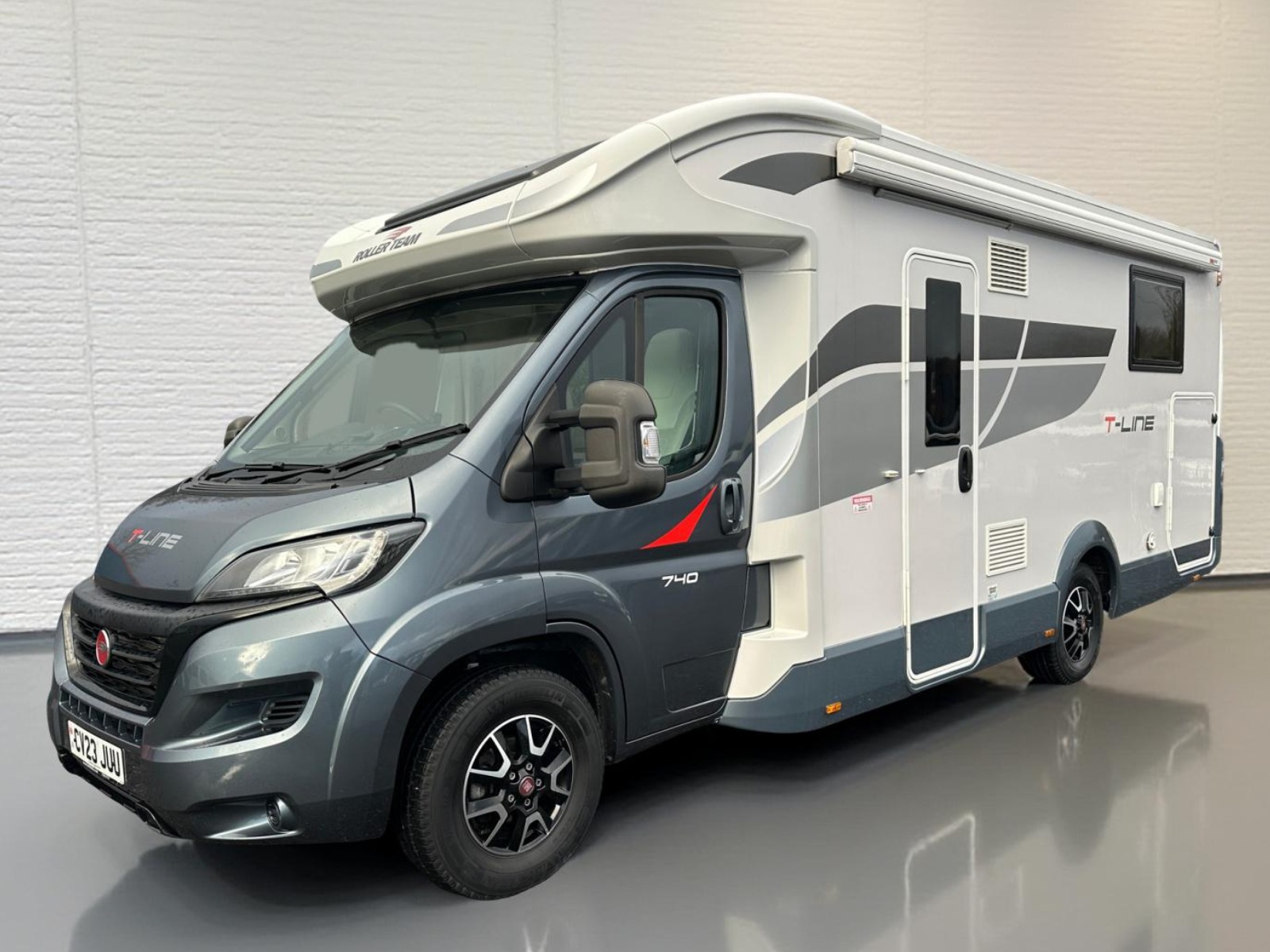 2023 Rollerteam T-Line 740 with grey cab, nearside external